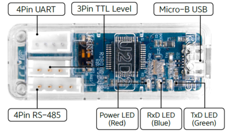 U2D2 Dynamixel to PC Connector (USB2Dynamixel) | Tribotix