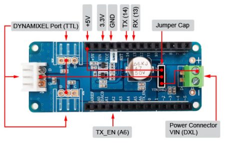 DYNAMIXEL Shield for Arduino MKR series | Tribotix | Australia